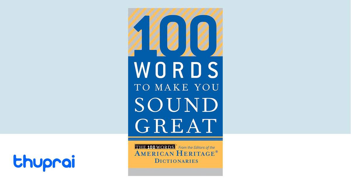 Buy 100 Words to Make You Sound Great in Nepal | Thuprai