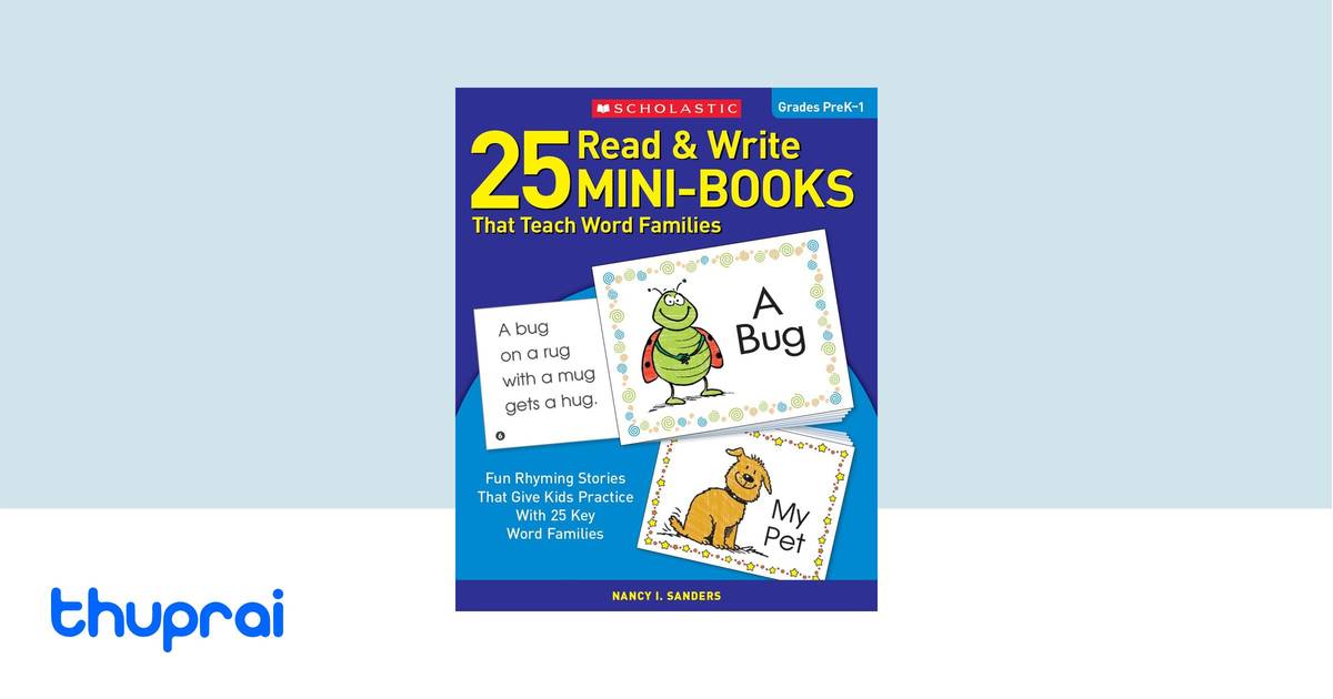 Buy 25 Read & Write Mini-Books That Teach Word Families: Fun Rhyming ...