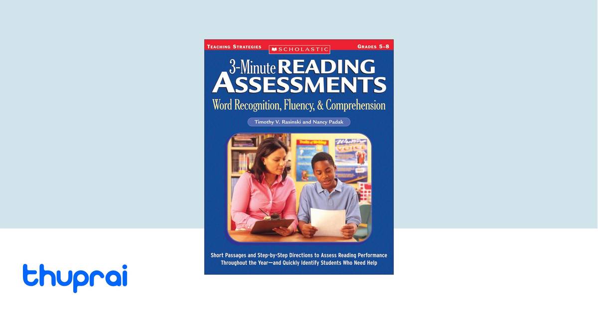 Buy 3-Minute Reading Assessments: Word Recognition, Fluency, and Comprehension: Grades 5-8 in ...