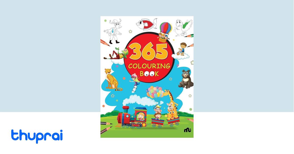 Buy 365 COLOURING BOOK Paint and Draw with 365 Big Pictures in Nepal ...