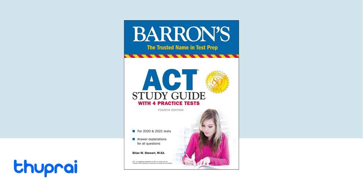 Buy ACT Study Guide with 4 Practice Tests (Barron's Test Prep) in Nepal ...