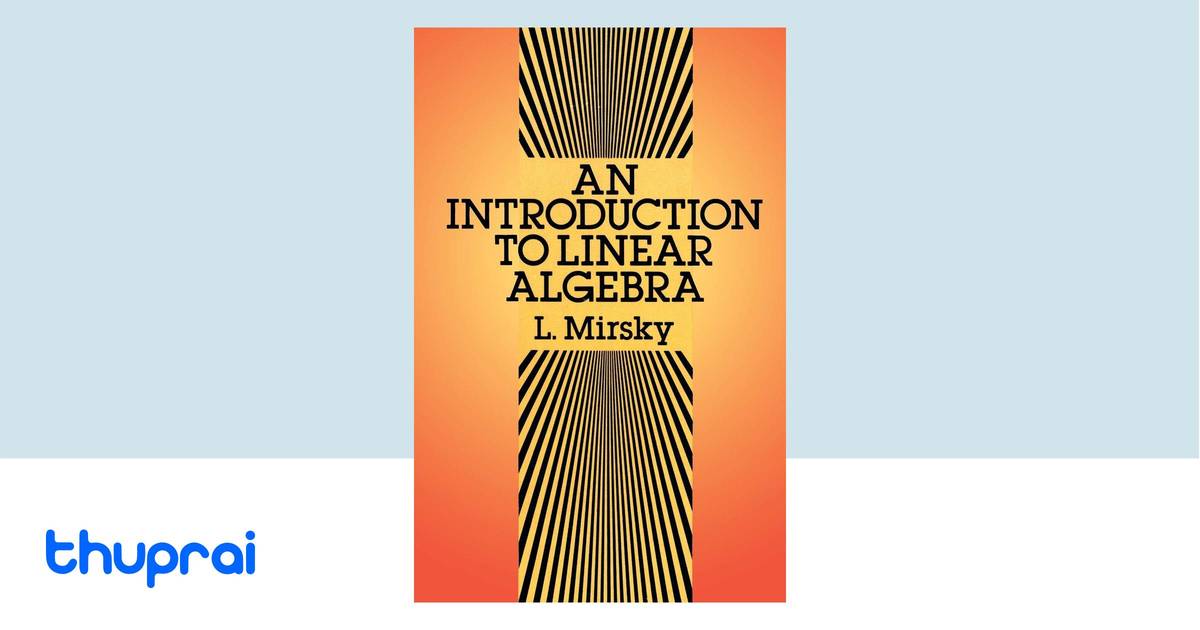 Buy An Introduction to Linear Algebra (Dover Books on Mathematics) in ...