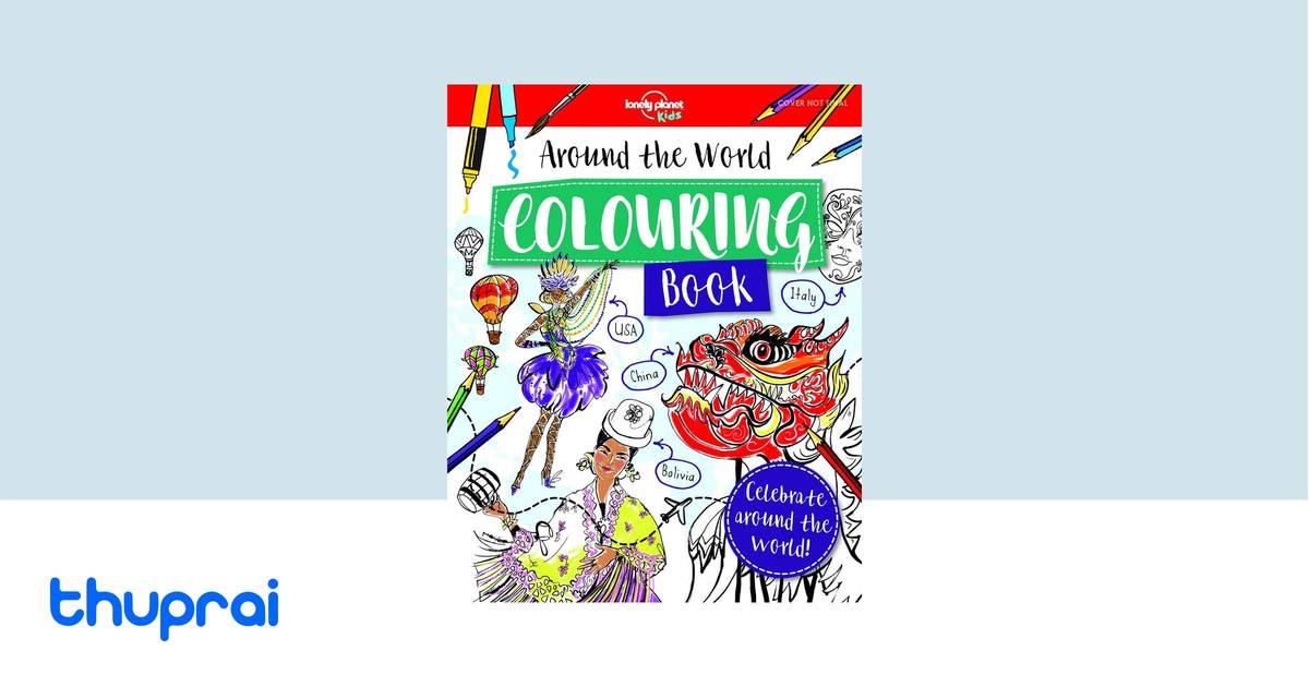 Buy Around the World Colouring Book 1ed -anglais- in Nepal | Thuprai