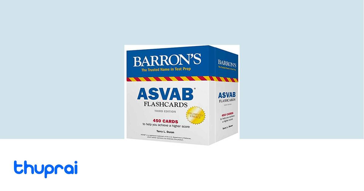 Buy ASVAB Flashcards (Barron's Test Prep) in Nepal | Thuprai