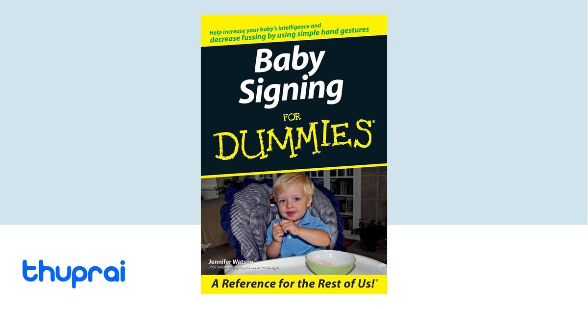 Buy Baby Signing For Dummies in Nepal | Thuprai