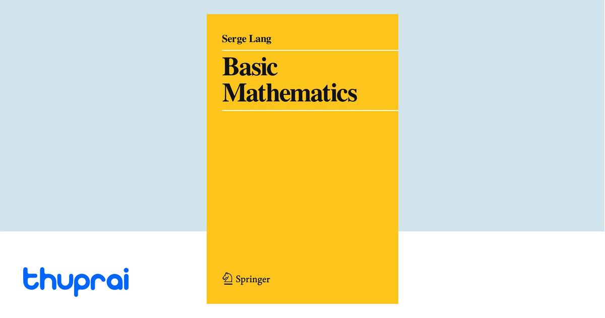 Buy Basic Mathematics in Nepal | Thuprai