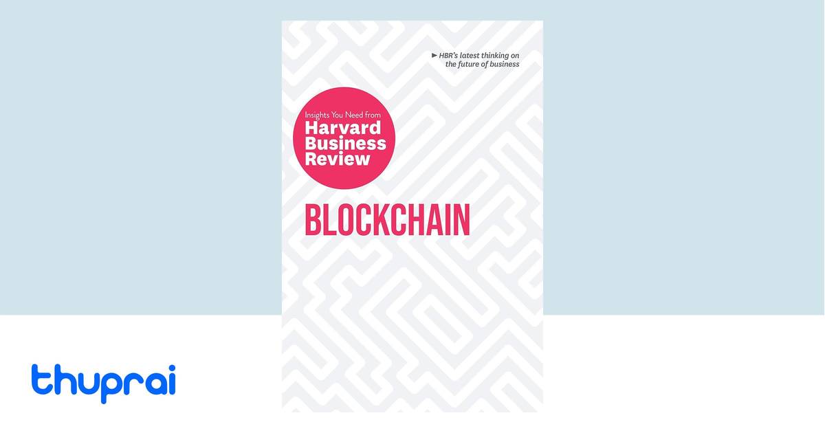Blockchain by Harvard Business Review - Buy in Nepal | Thuprai