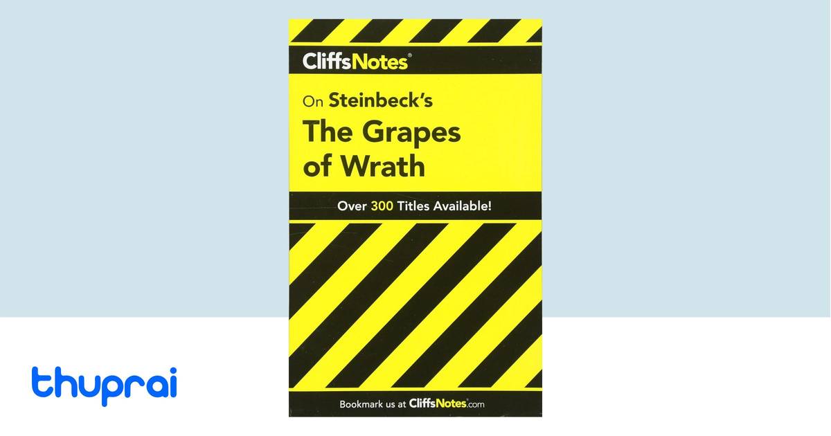 Buy CliffsNotes on Steinbeck's The Grapes of Wrath in Nepal | Thuprai