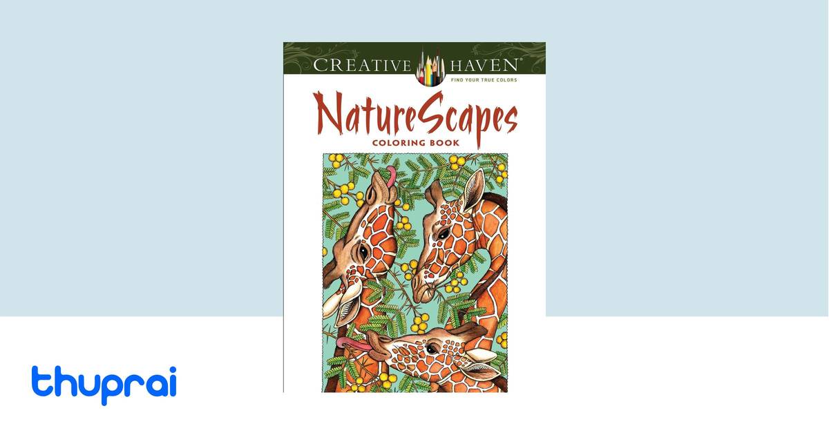 nature scapes coloring book