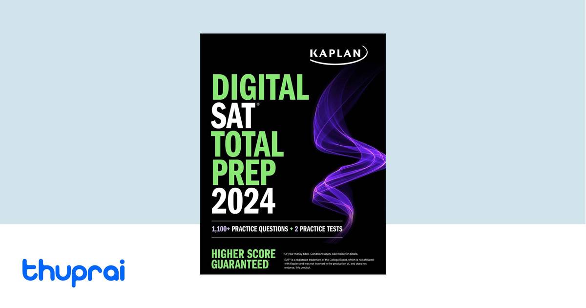 Buy Digital SAT Total Prep 2024 with 2 Full Length Practice Tests ...