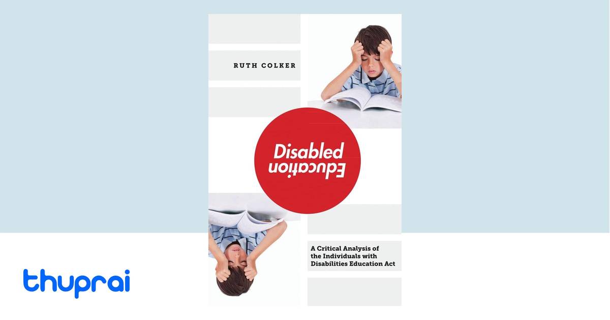 Disabled Education by Ruth Colker - Buy in Nepal | Thuprai