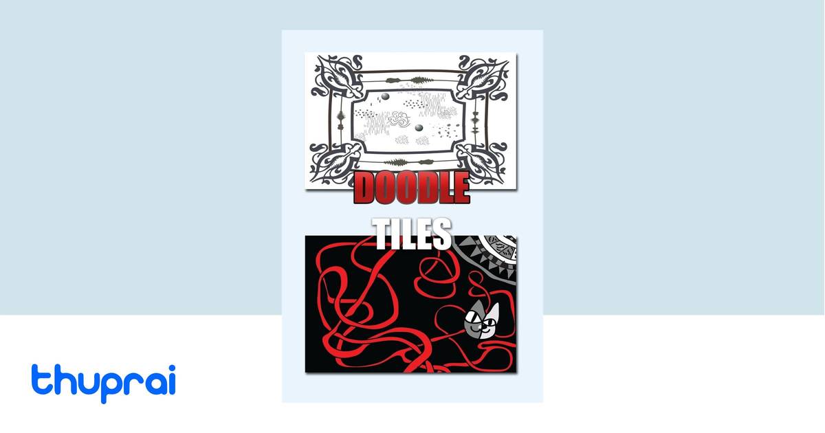 Doodle Tiles by Just Just Doodlin' - Buy in Nepal | Thuprai