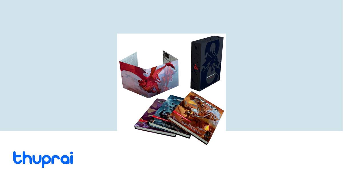 Dungeons & Dragons Core Rulebooks Gift Set (Special Foil Covers Edition ...