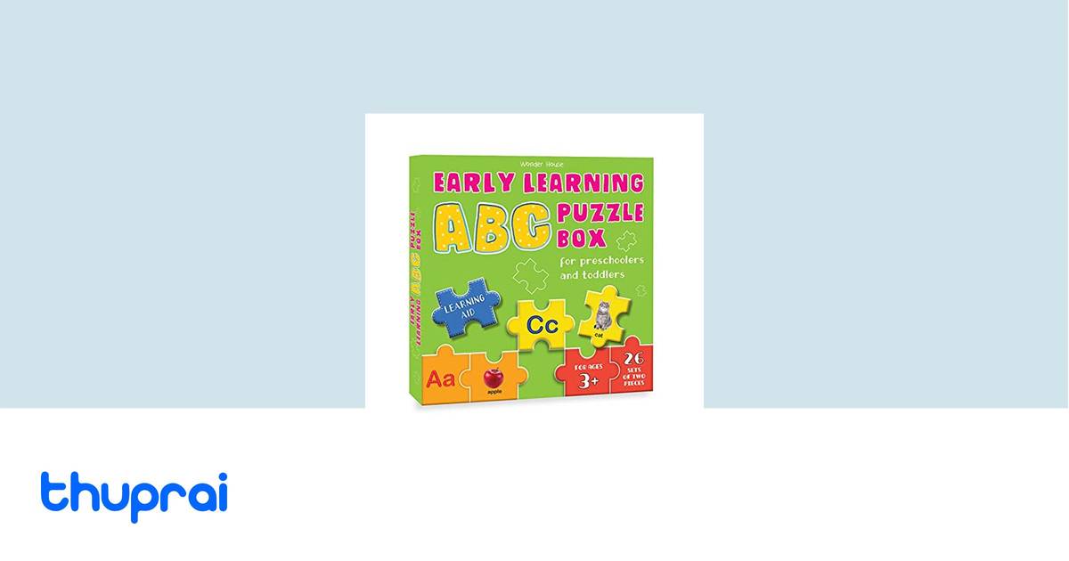 Buy Early Learning ABC Puzzle Box For Preschoolers And Toddlers ...