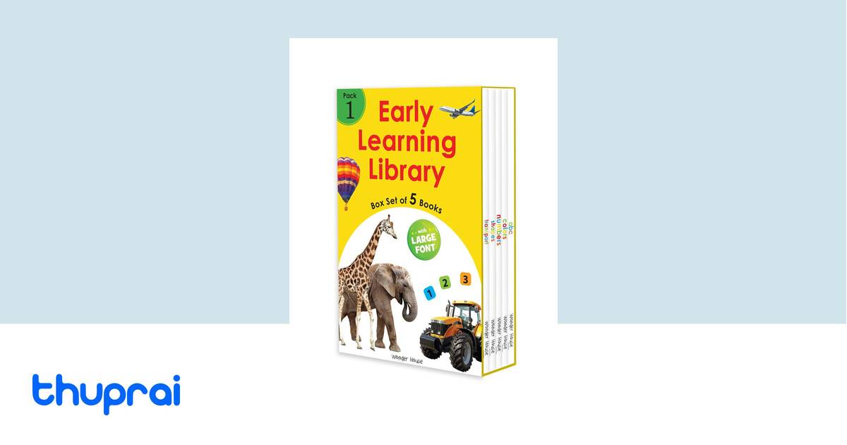 Buy Early Learning Library: Box Set of 5 Books in Nepal | Thuprai