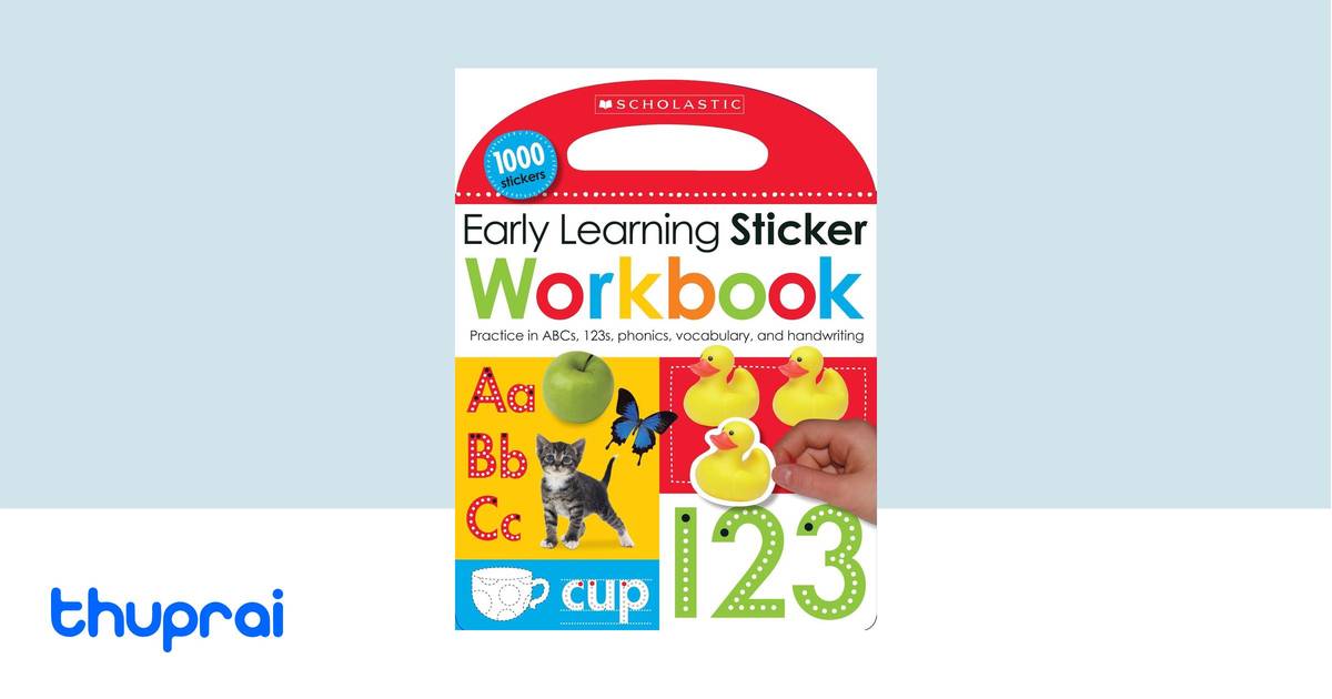 Buy Early Learning Sticker Workbook in Nepal | Thuprai