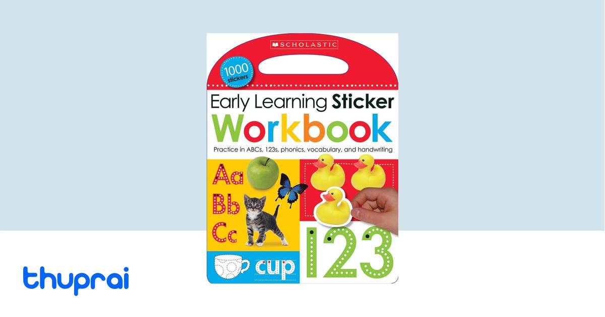 Buy Early Learning Sticker Workbook: Scholastic Early Learners (Sticker ...