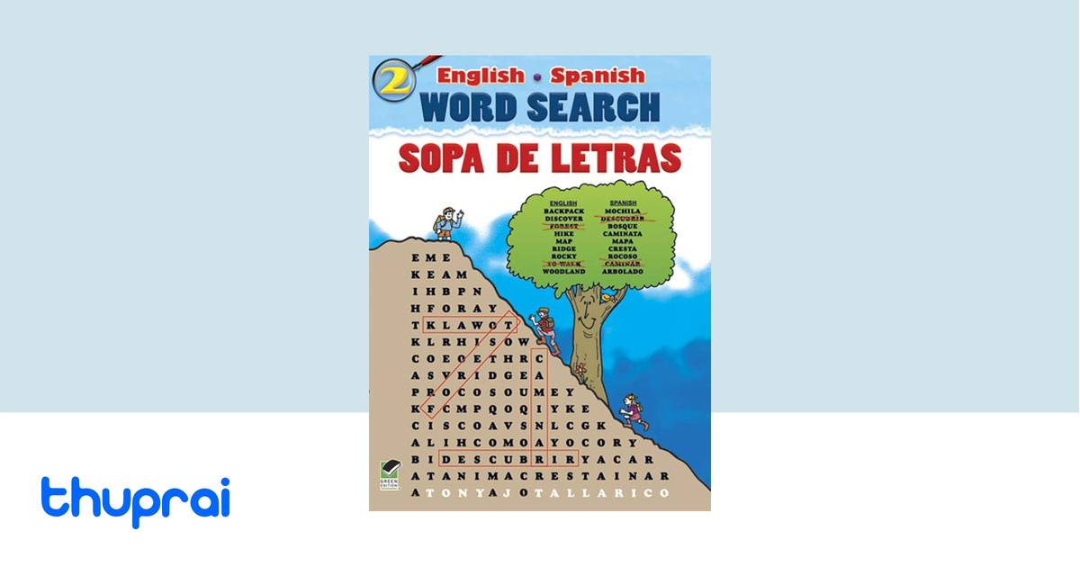 Buy English - Spanish Word Search - Sopa de Letras in Nepal | Thuprai