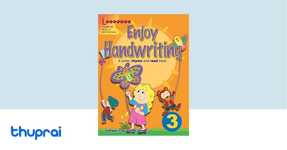 Buy Enjoy Handwriting 3学乐英语书法 英文字贴 第三册 in Nepal | Thuprai