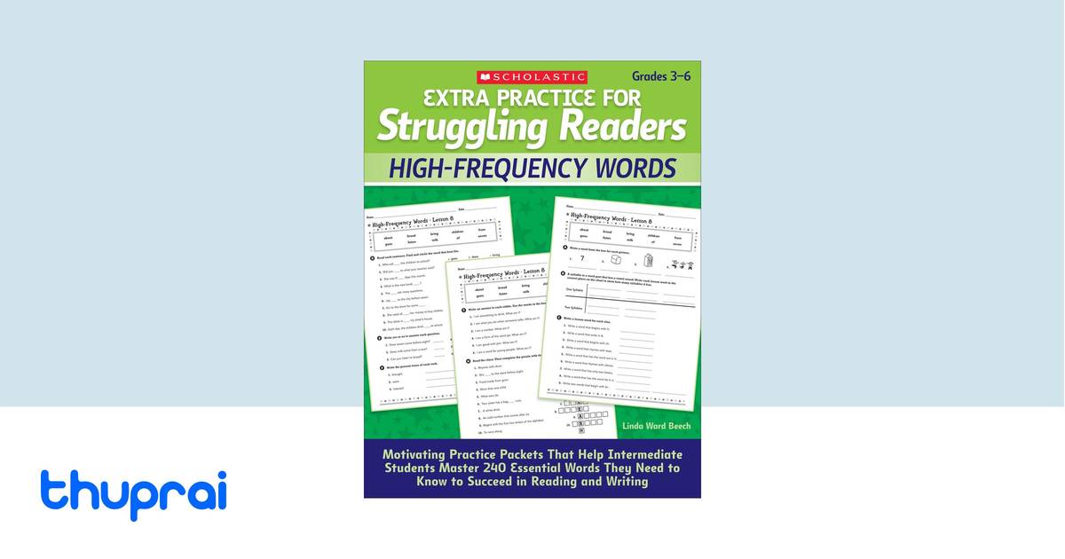 Buy Extra Practice for Struggling Readers: High-Frequency Words ...