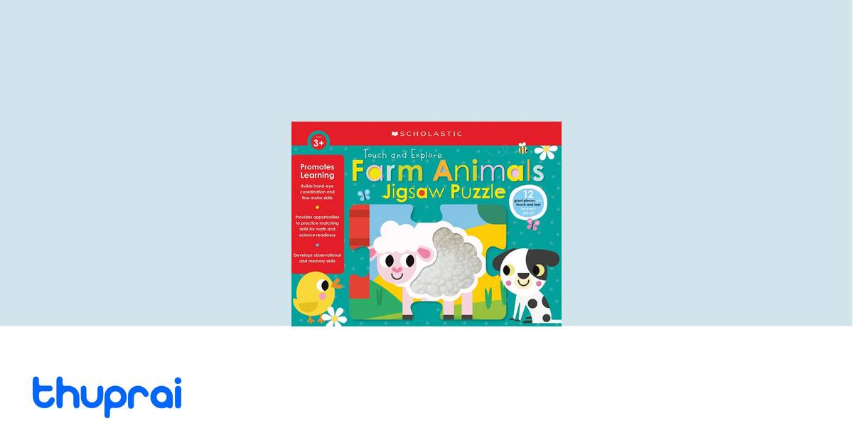 Farm Animals Jigsaw Puzzle: Scholastic Early Learners (Puzzles) by ...