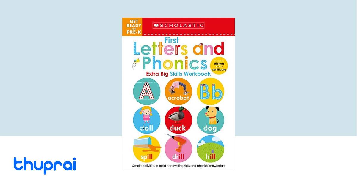 First Letters and Phonics Get Ready for Pre-K Workbook: Scholastic ...