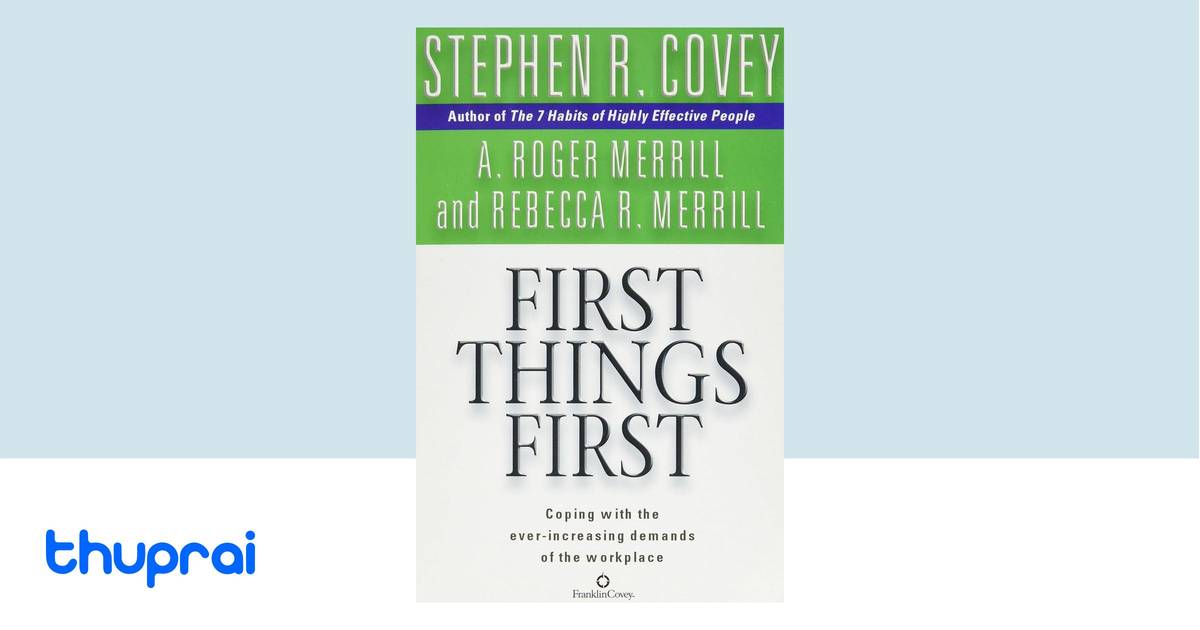 Buy First Things First in Nepal | Thuprai