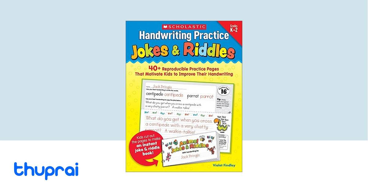 Buy Handwriting Practice: Jokes & Riddles in Nepal | Thuprai