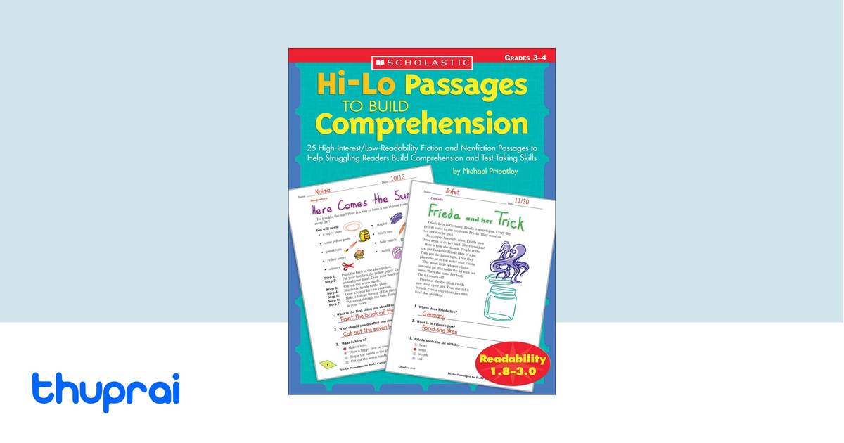 Hi-Lo Passages To Build Reading Comprehension Skills: Grades 3-4 (Hi-Lo ...