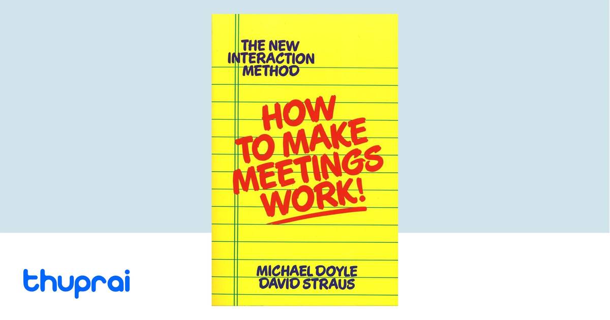 Buy How to Make Meetings Work! in Nepal | Thuprai