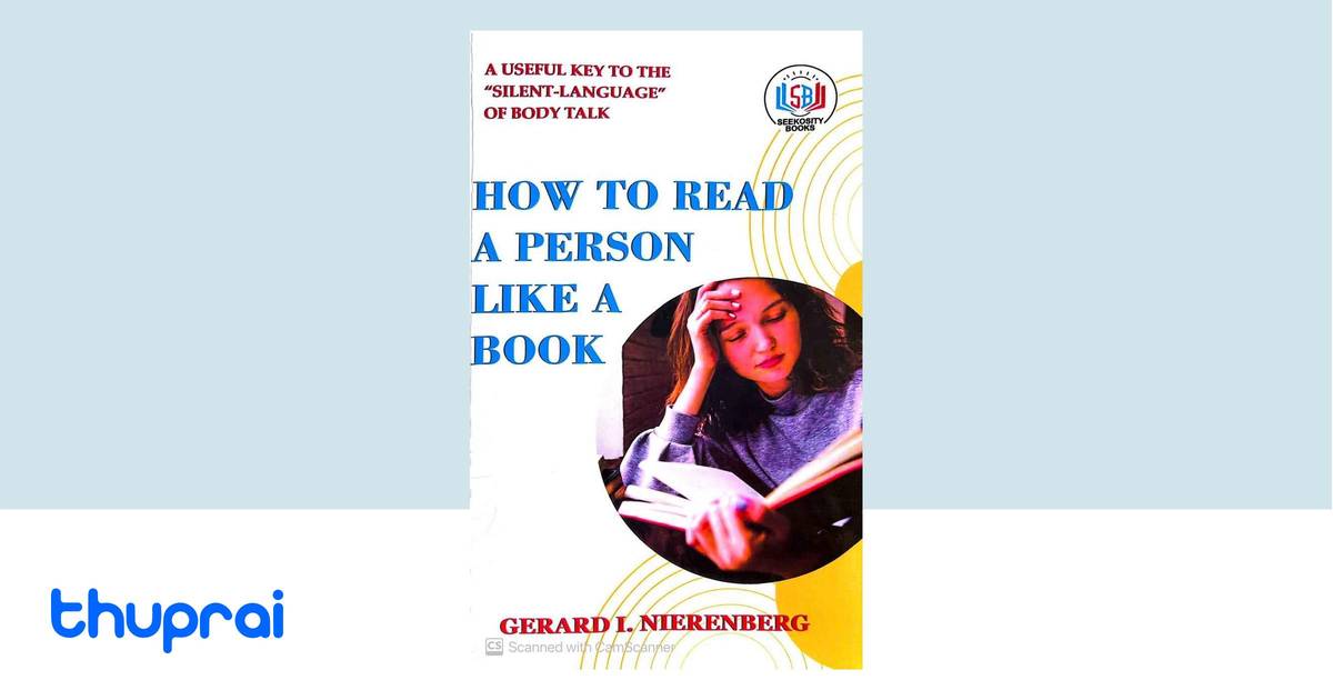 How To Read A Person Like A Book by Gerard I.Nierenberg - Buy in Nepal ...