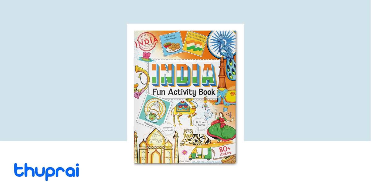 Buy INDIA - Fun Activity Book for Children in Nepal | Thuprai