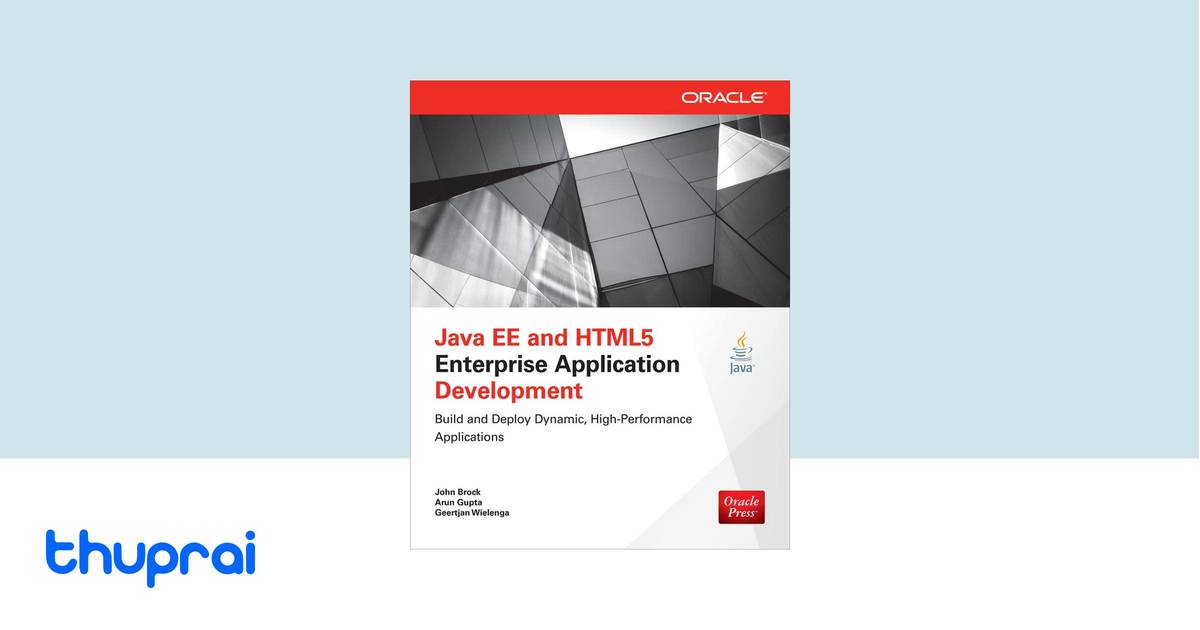 Buy Java EE and HTML5 Enterprise Application Development in Nepal | Thuprai