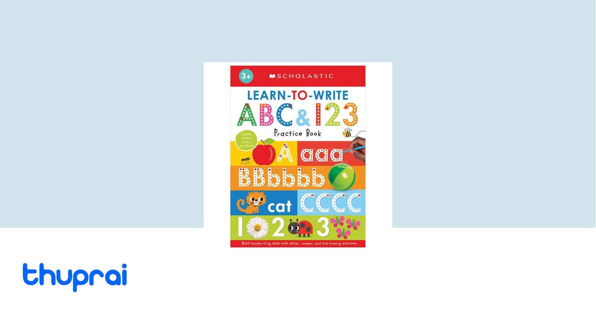 Buy Learn to Write ABC & 123: Scholastic Early Learners (Workbook) in ...