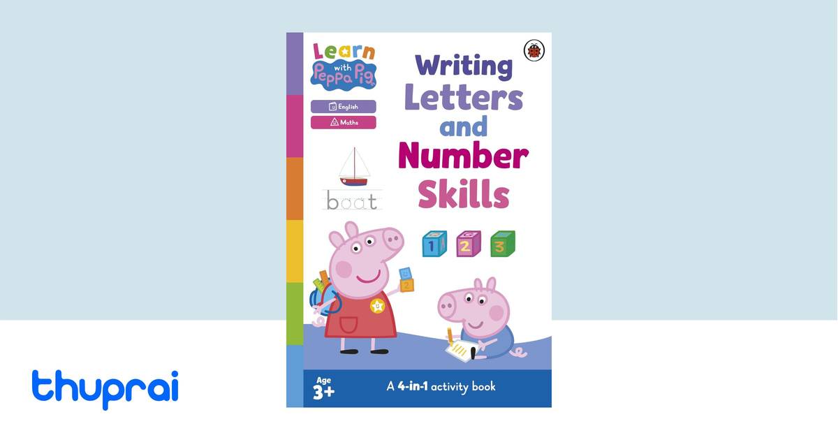 Buy Learn with Peppa: Number Skills and Writing Bumper Activity Book in ...