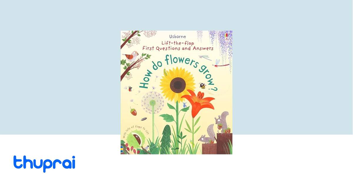 Buy Lift-the-flap First Questions and Answers How do flowers grow ? in ...