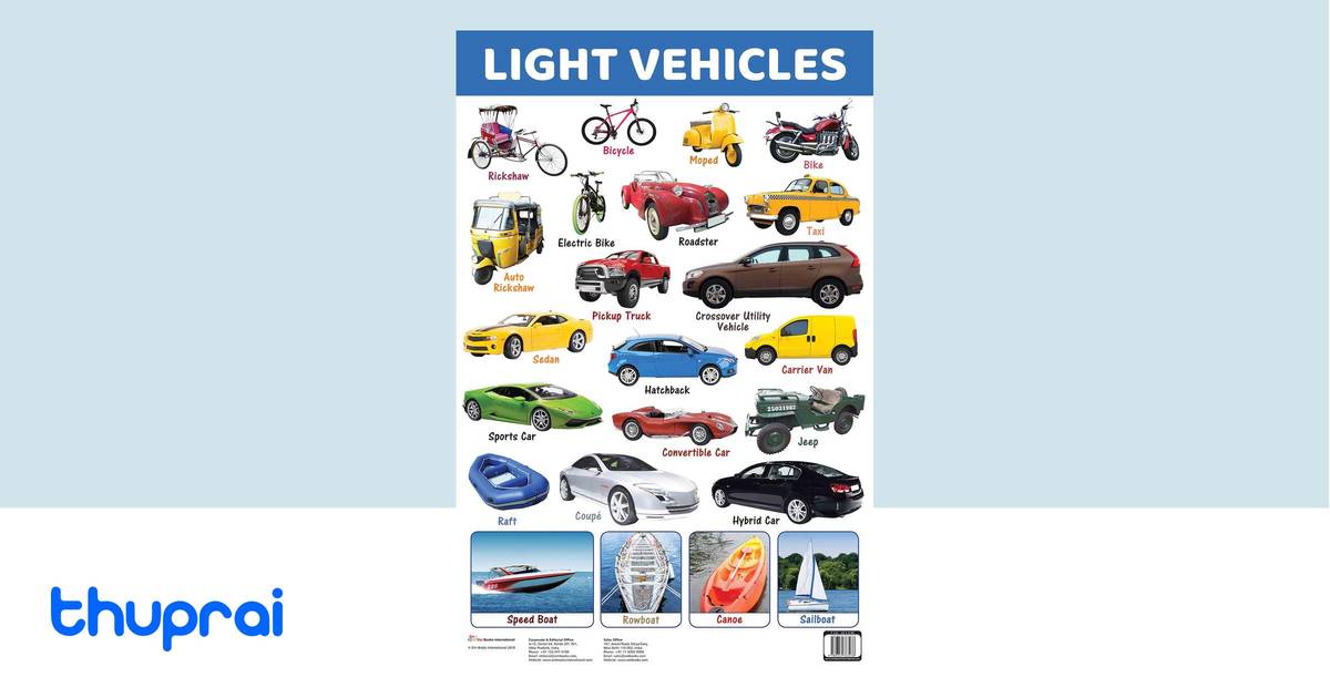 Light Vehicles : Charts by Om Books Editorial Team - Buy in Nepal | Thuprai