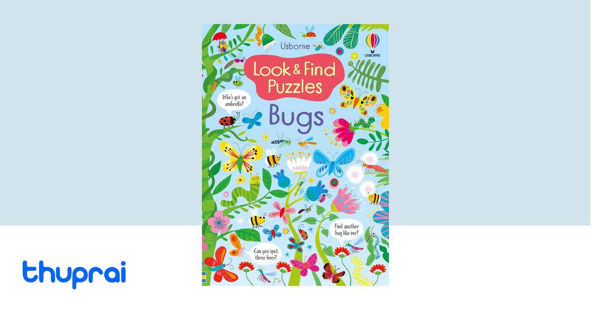 Look and Find Puzzles Bugs by Kirsteen Robson - Buy in Nepal | Thuprai
