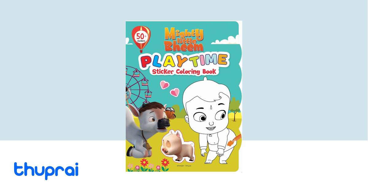 Buy Mighty Little Bheem - Playtime : Sticker And Coloring Fun Activity ...
