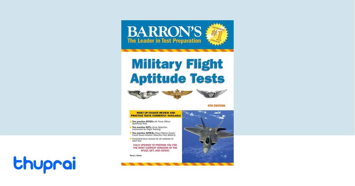Buy Military Flight Aptitude Tests (Barron's Test Prep) in Nepal | Thuprai