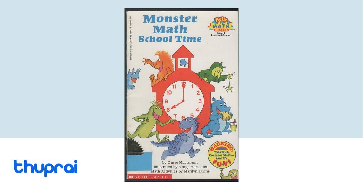 Monster Math School Time (level 1) (Hello Reader, Math) by Grace ...