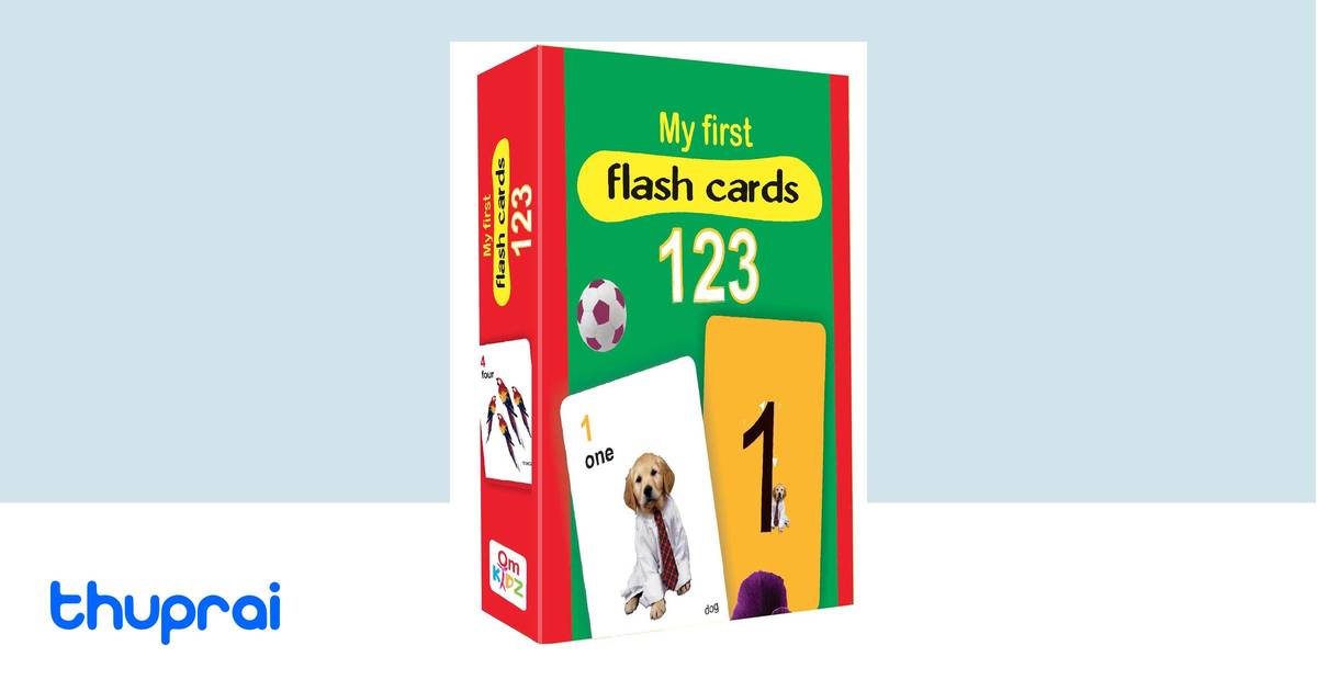 Buy My First Flash Cards 123 in Nepal | Thuprai