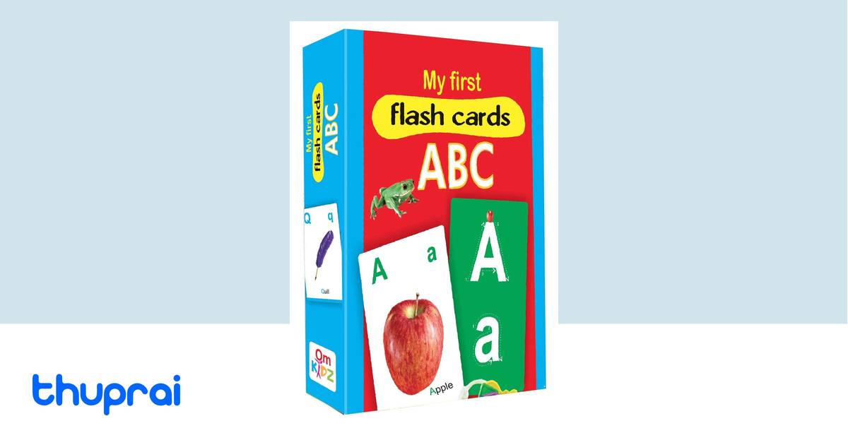 Buy My First Flash Cards ABC in Nepal | Thuprai