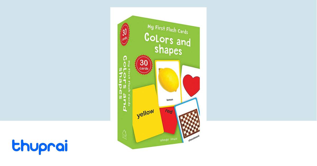 Buy My First Flash Cards Colors and Shapes: 30 Early Learning Flash ...