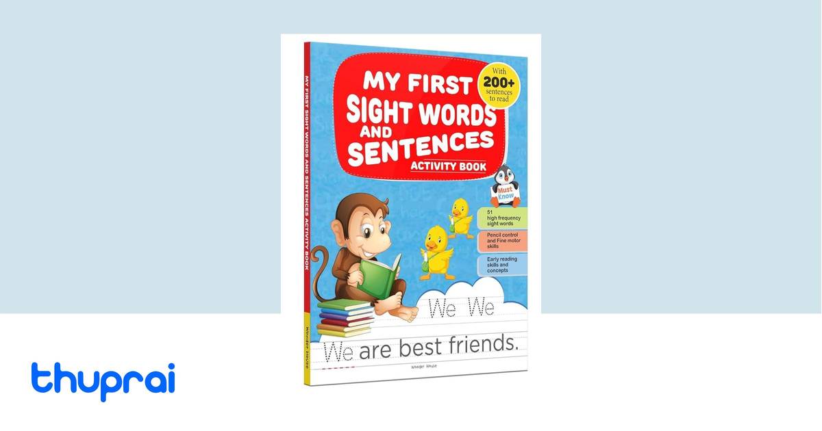 My First Sight Words and Sentences: Activity Book for Children by ...