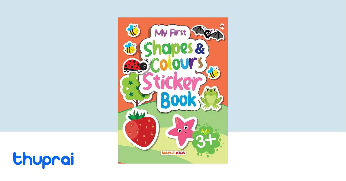 Buy My First Sticker Book - Shapes and Colours - Activity Book for Kids ...