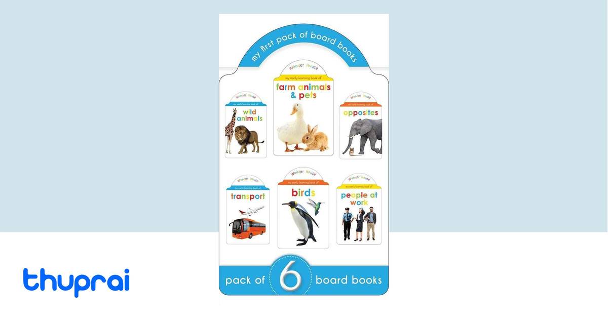 Buy My Super Pack Of Board Books : Opposites, Wild Animals, Farm ...