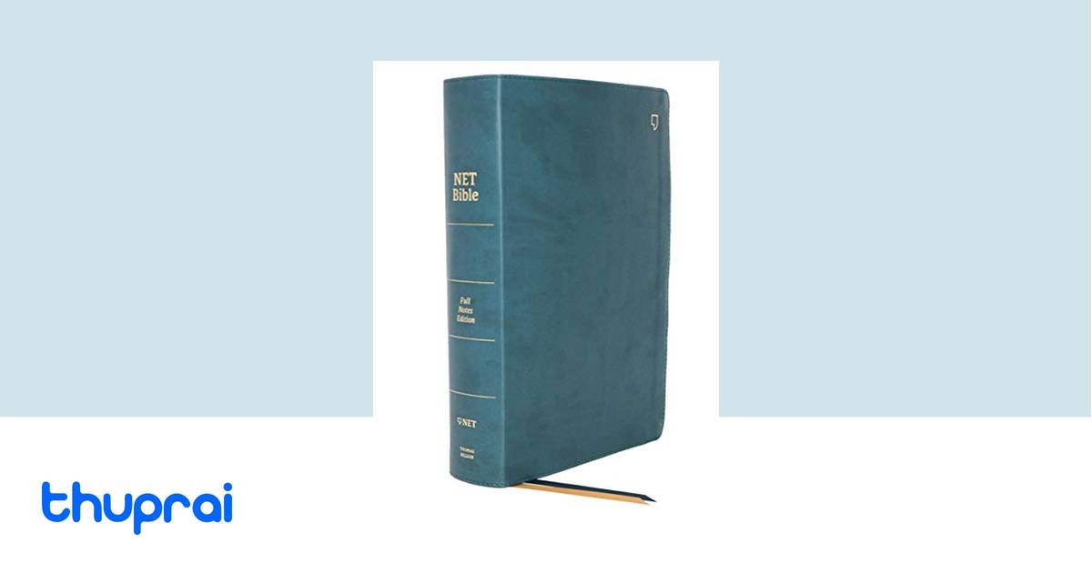 Net Bible Full Notes Edition Leathersoft Teal Thumb Indexed