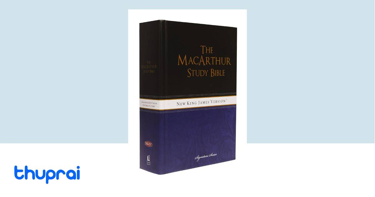 Buy NKJV, The MacArthur Study Bible, Large Print, Hardcover: Holy Bible, New King James Version ...