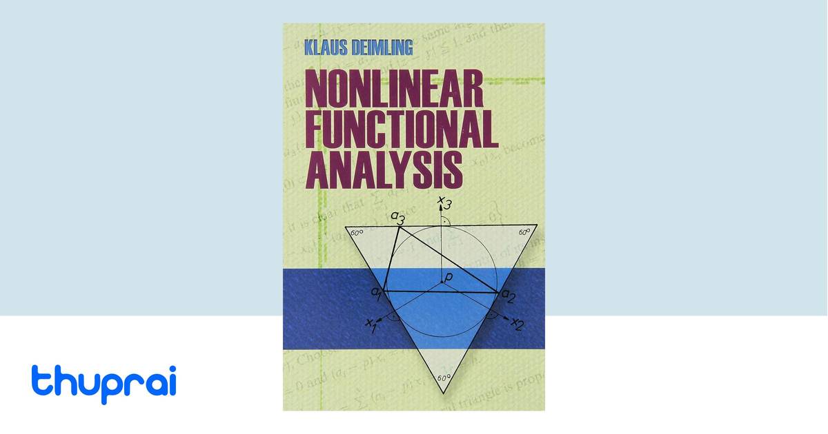 Buy Nonlinear Functional Analysis In Nepal Thuprai